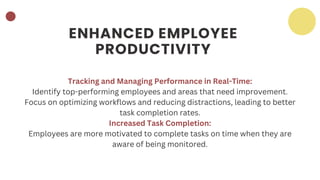 Boosting Employee Performance with Productivity Monitoring Software | PPT