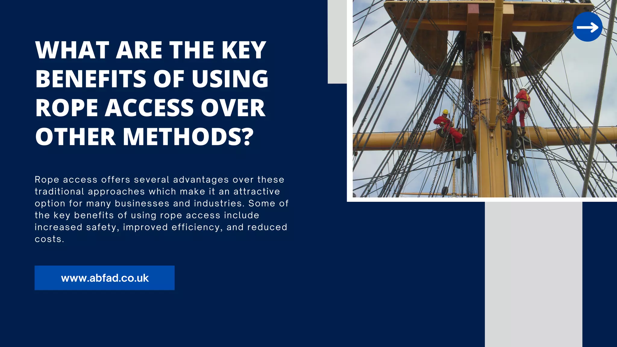 The key benefits of rope access over other methods | PPT