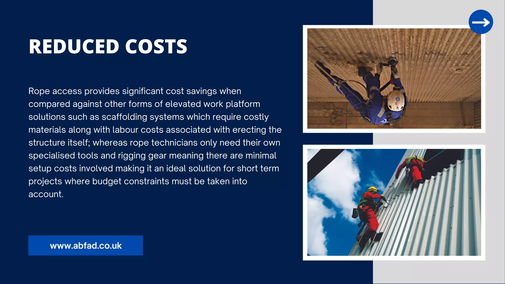 The key benefits of rope access over other methods | PPT