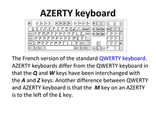 Keyboard | PPT | Computer Peripherals | Computing
