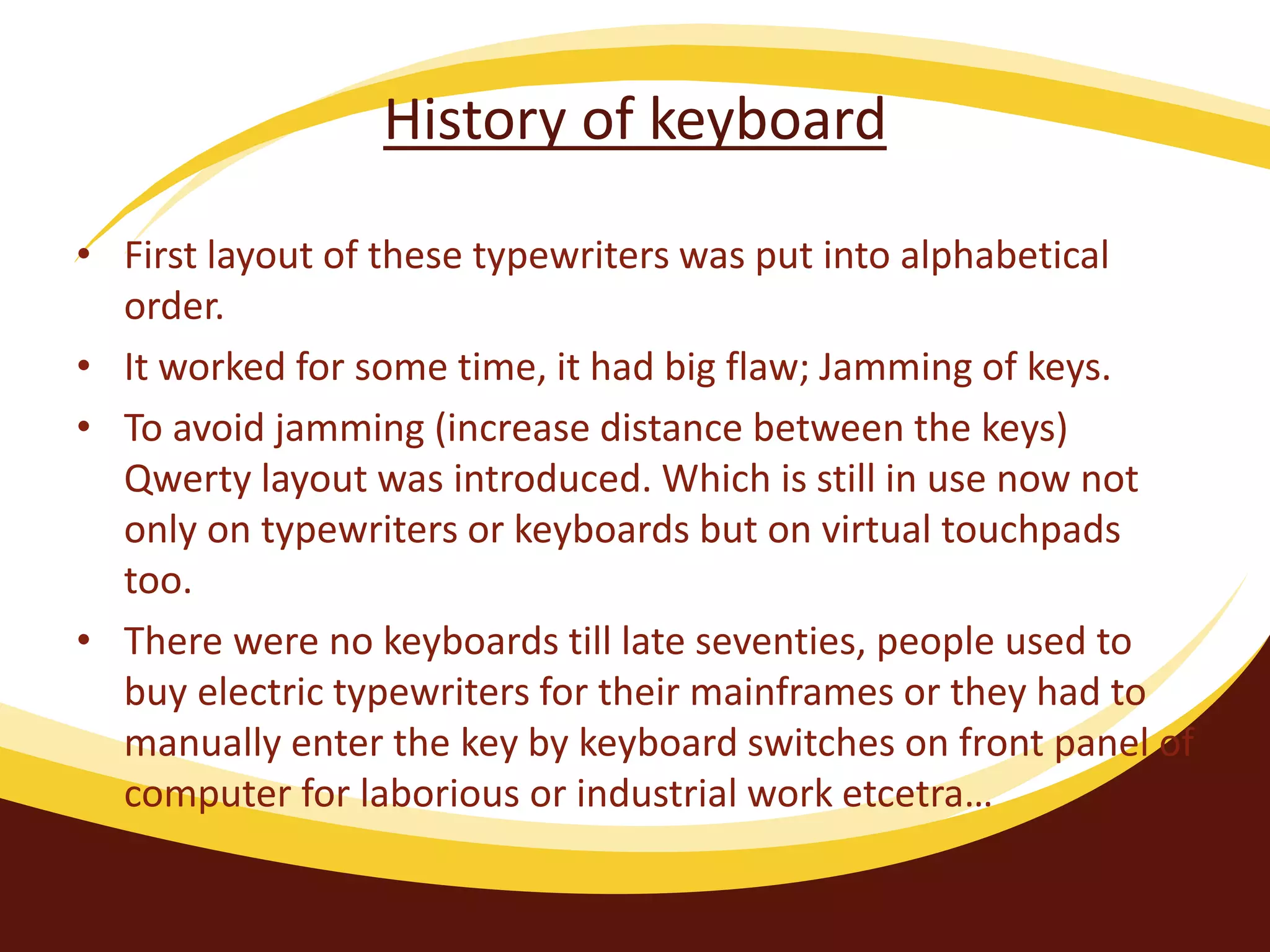 Keyboard | PPTX