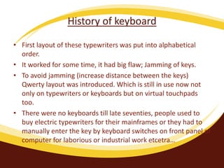 Keyboard | PPTX
