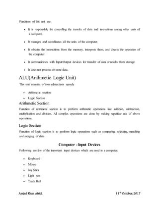 External Devices of computer | DOCX