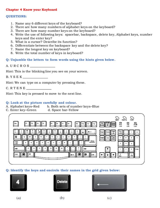 KNOW YOUR KEYBOARD | DOCX | Internet for Beginners | Internet