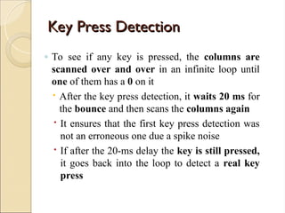 Keyboard interfacing for the 8051 MCA.ppt