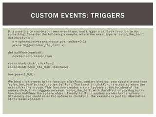 Keyboard and mouse events in python | PPT