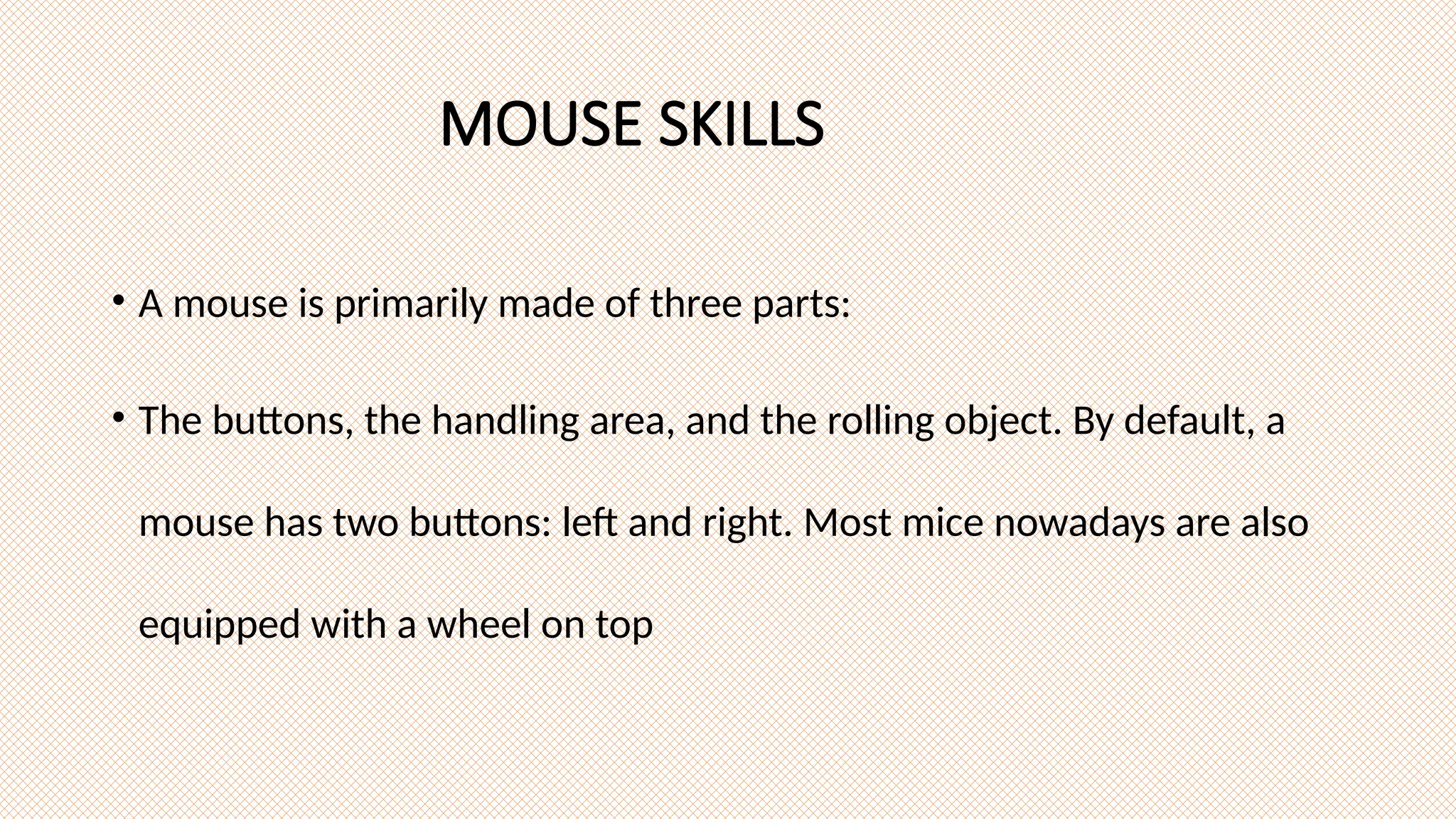 THE COMPUTER KEY BOARD AND MOUSE SKILLS.pptx