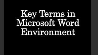 Keyboard and Parts of Microsoft Word.pptx