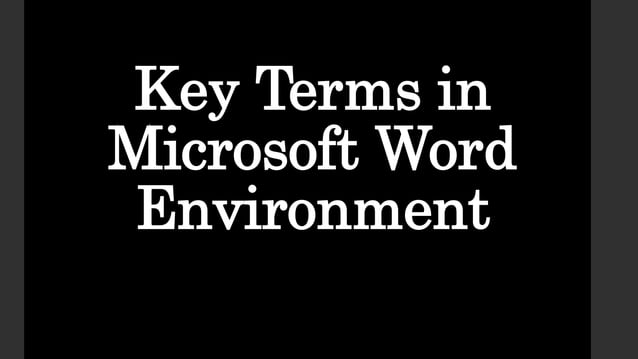 Keyboard and Parts of Microsoft Word.pptx