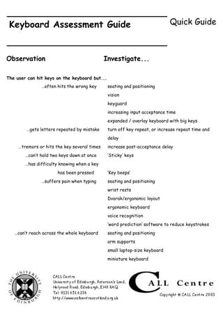 Keyboardassessment | PDF