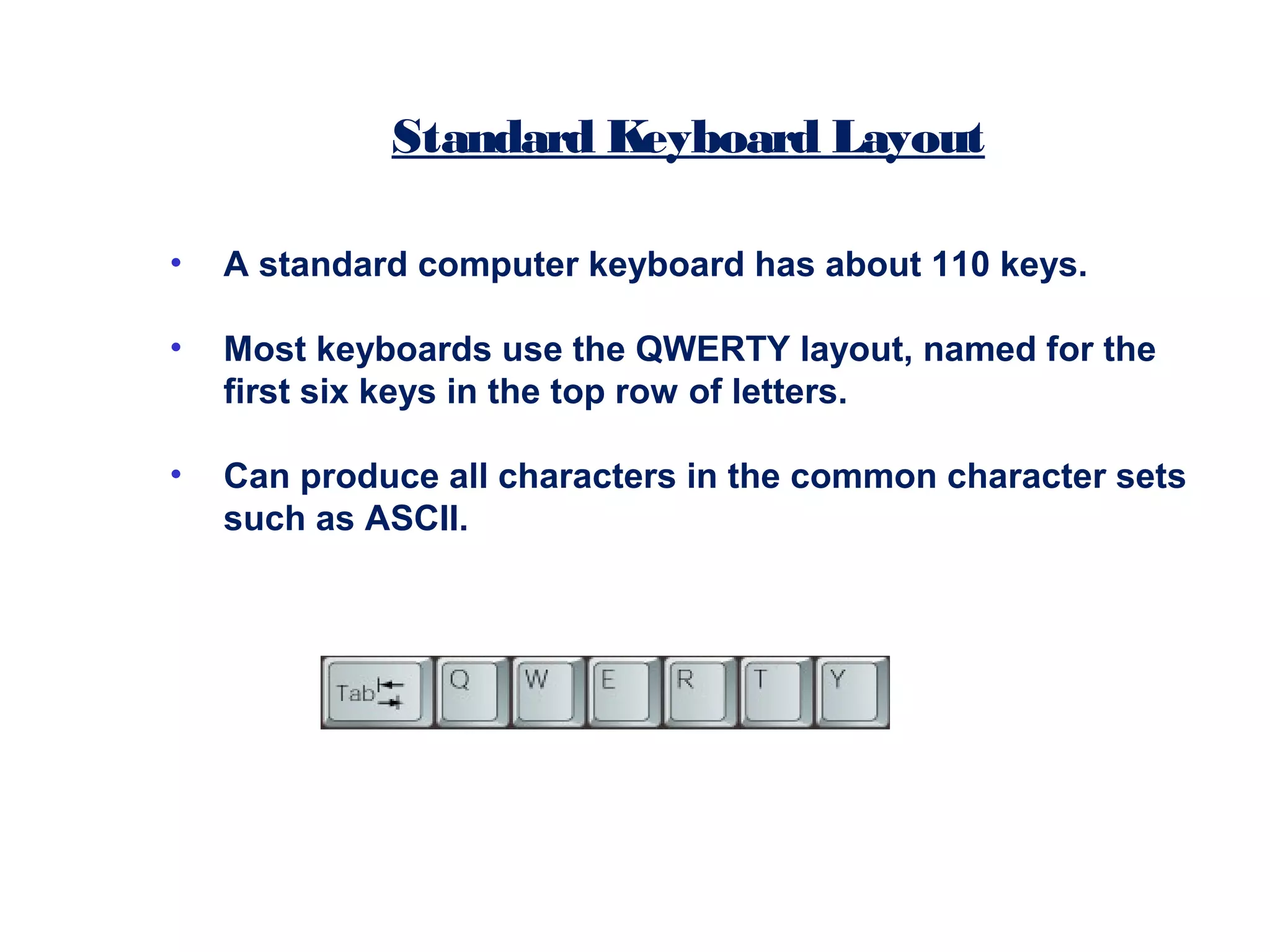 Keyboard & Mouse basics | PPT