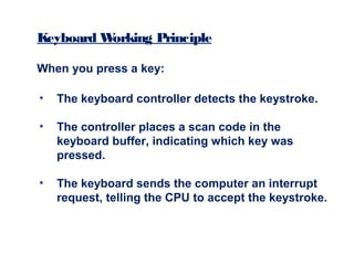 Keyboard & Mouse basics | PPT