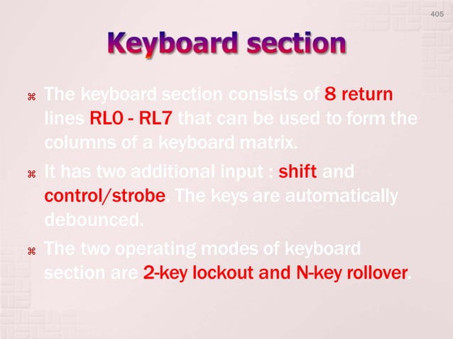 KEYBOARD/DISPLAY CONTROLLER INTEL 8279.pptx | Operating Systems | Computer Software and Applications