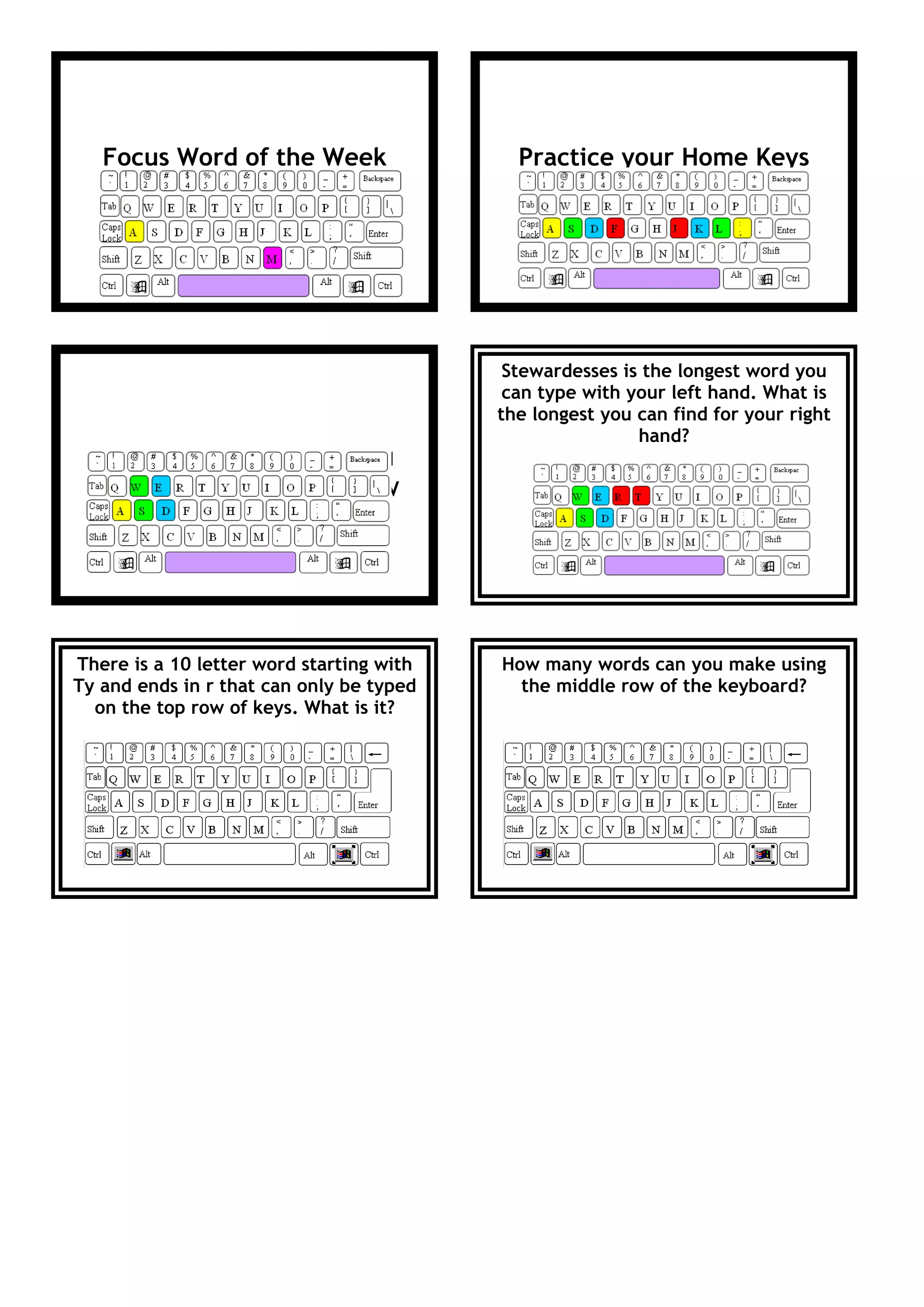 Keyboard Focus Cards | DOC