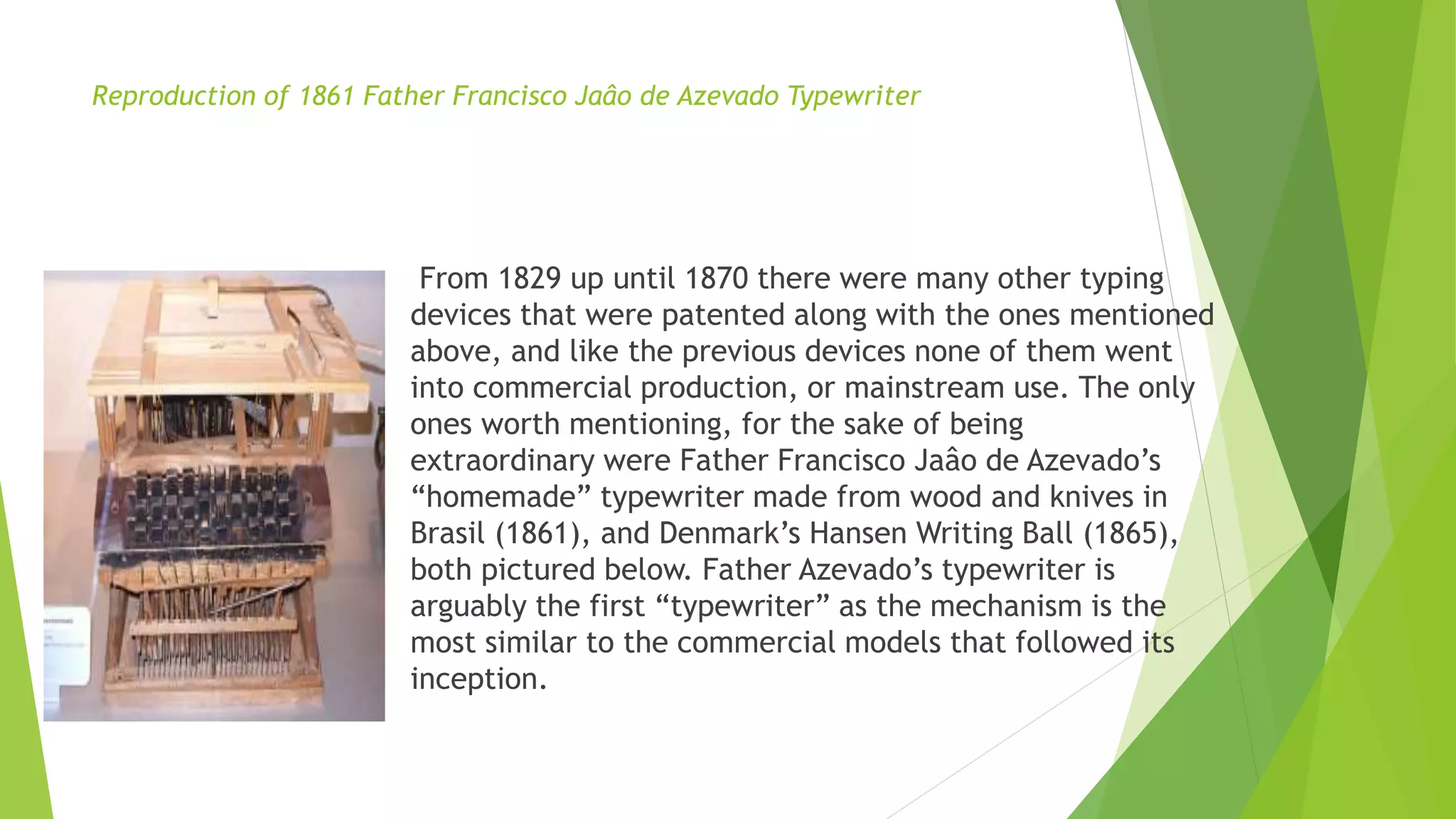 Keyboard history | PPTX