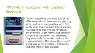 Keyboard history | PPTX