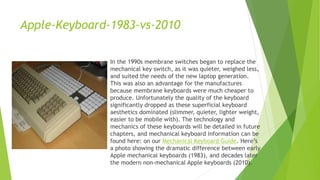 Keyboard history | PPTX
