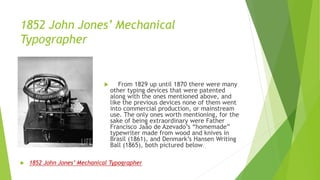 Keyboard history | PPTX