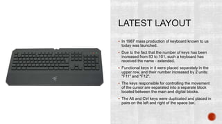 Keyboard history | PPTX