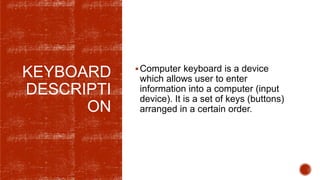 Keyboard history | PPTX