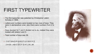 Keyboard history | PPTX