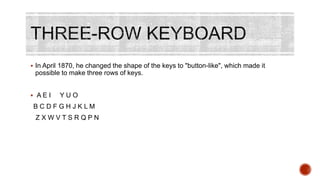 Keyboard history | PPTX