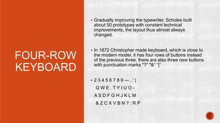 Keyboard history | PPTX