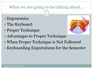 Keyboarding Basics | PPTX