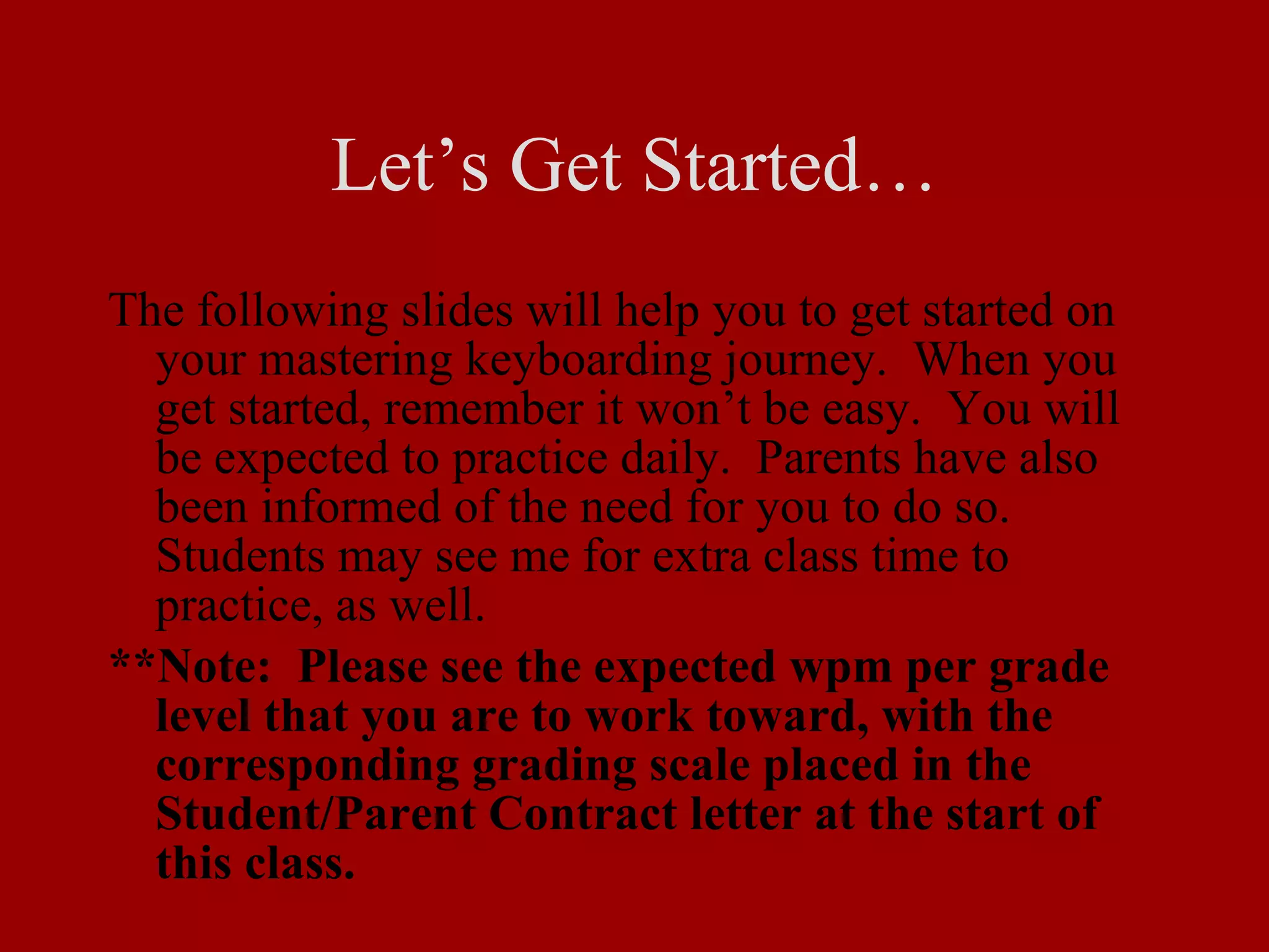 Keyboarding Anyone? | PPT