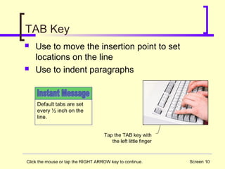 Keyboarding chapter 4 ppt | PPT