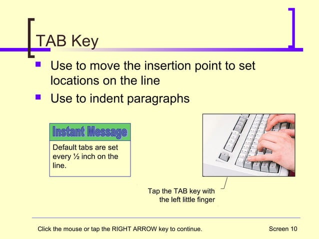 Keyboarding chapter 4 ppt | PPT