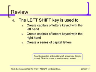 Keyboarding chapter 4 ppt | PPT