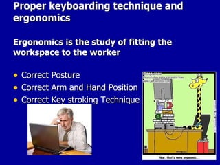 Keyboarding computer use ppt | PPT | Computer Peripherals | Computing