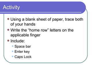 Keyboarding intro | PPT