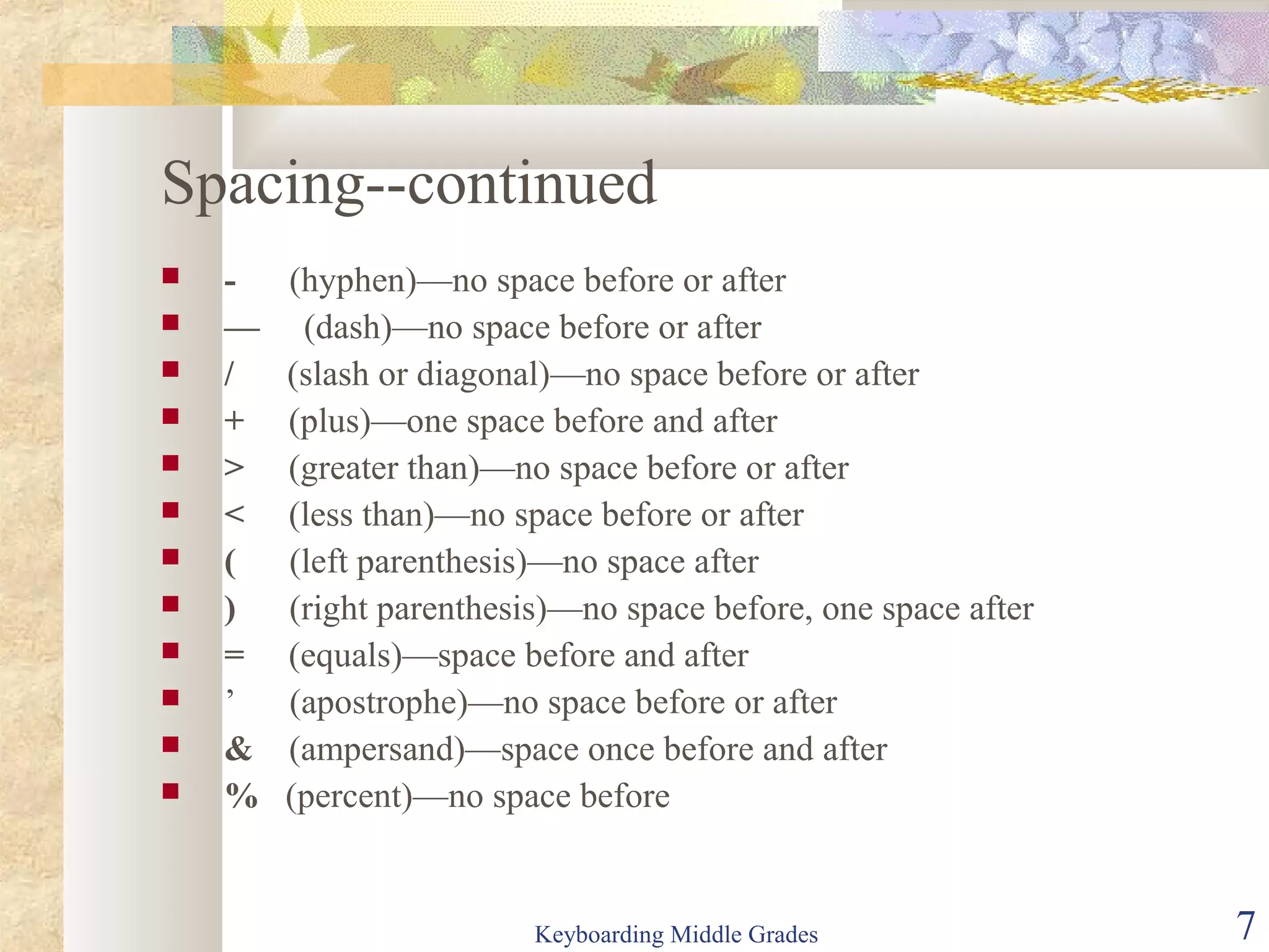 Keyboarding numbers and symbols (3) | PPT