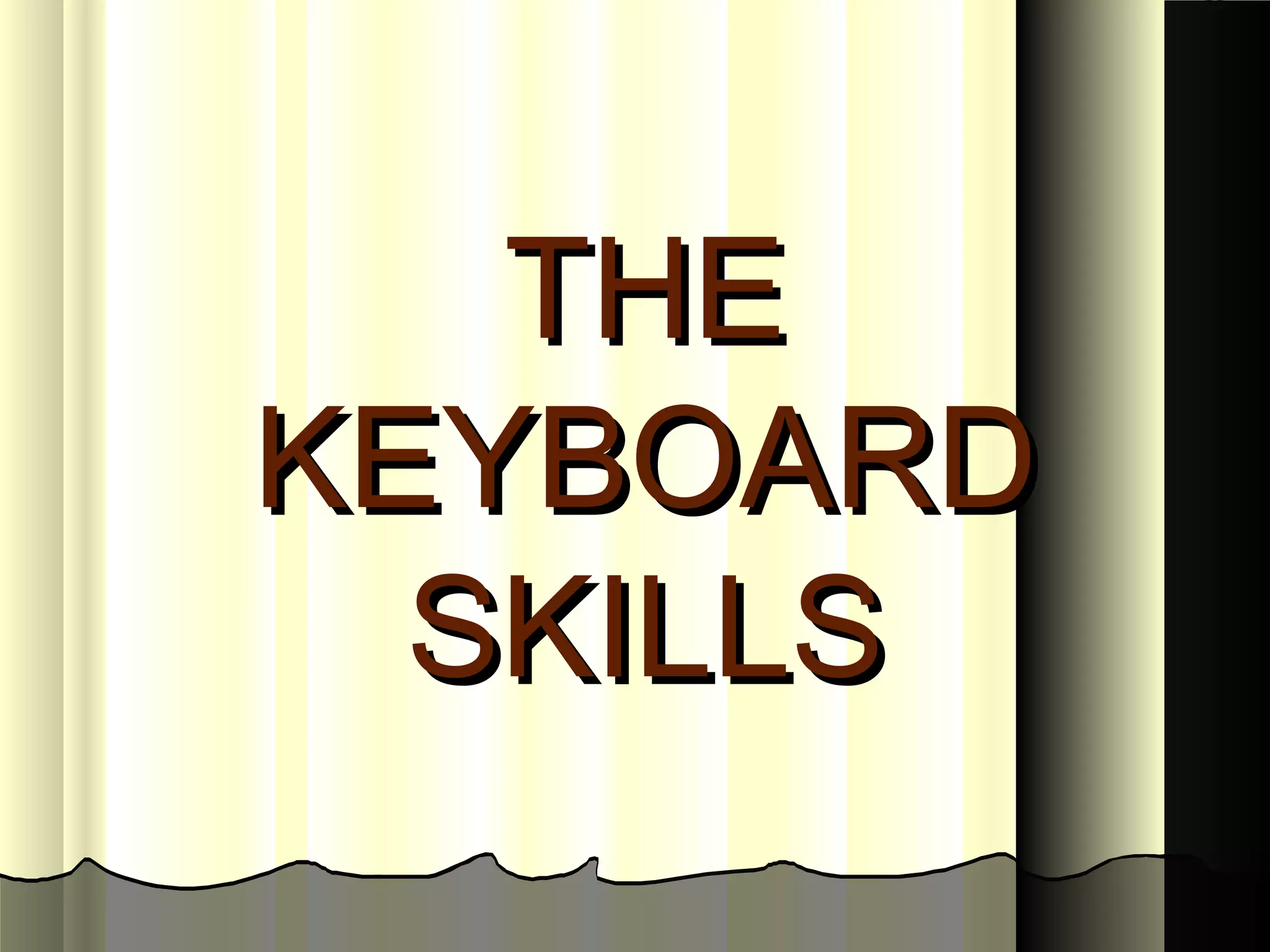 Keyboarding skills | PPT