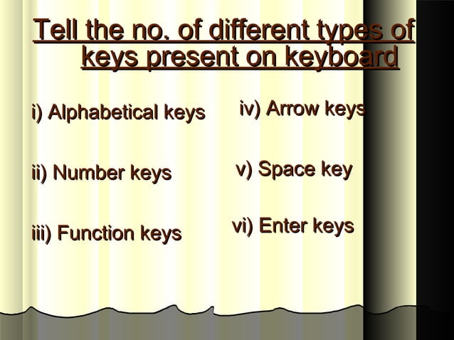 Keyboarding skills | PPT | Computer Peripherals | Computing