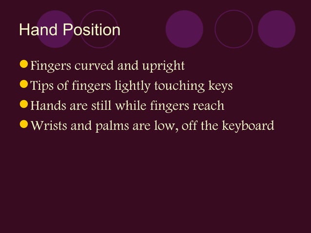 Keyboarding Technique PowerPoint | PPS