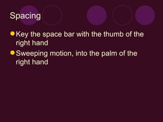 Keyboarding Technique PowerPoint | PPS