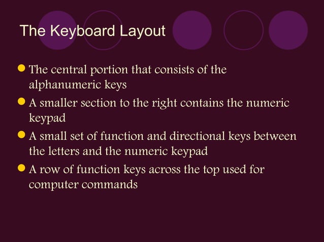 Keyboarding Technique PowerPoint | PPS