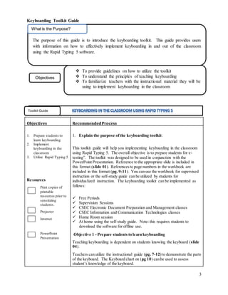 Keyboarding toolkkit teacher instructional guide | DOCX