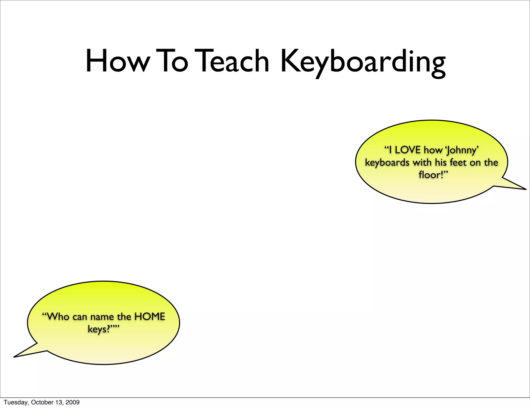 Elementary Keyboarding | PDF