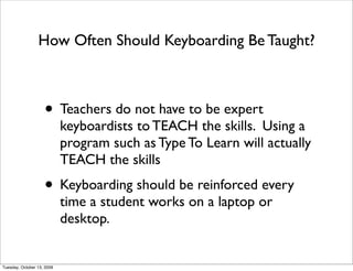 Elementary Keyboarding | PDF