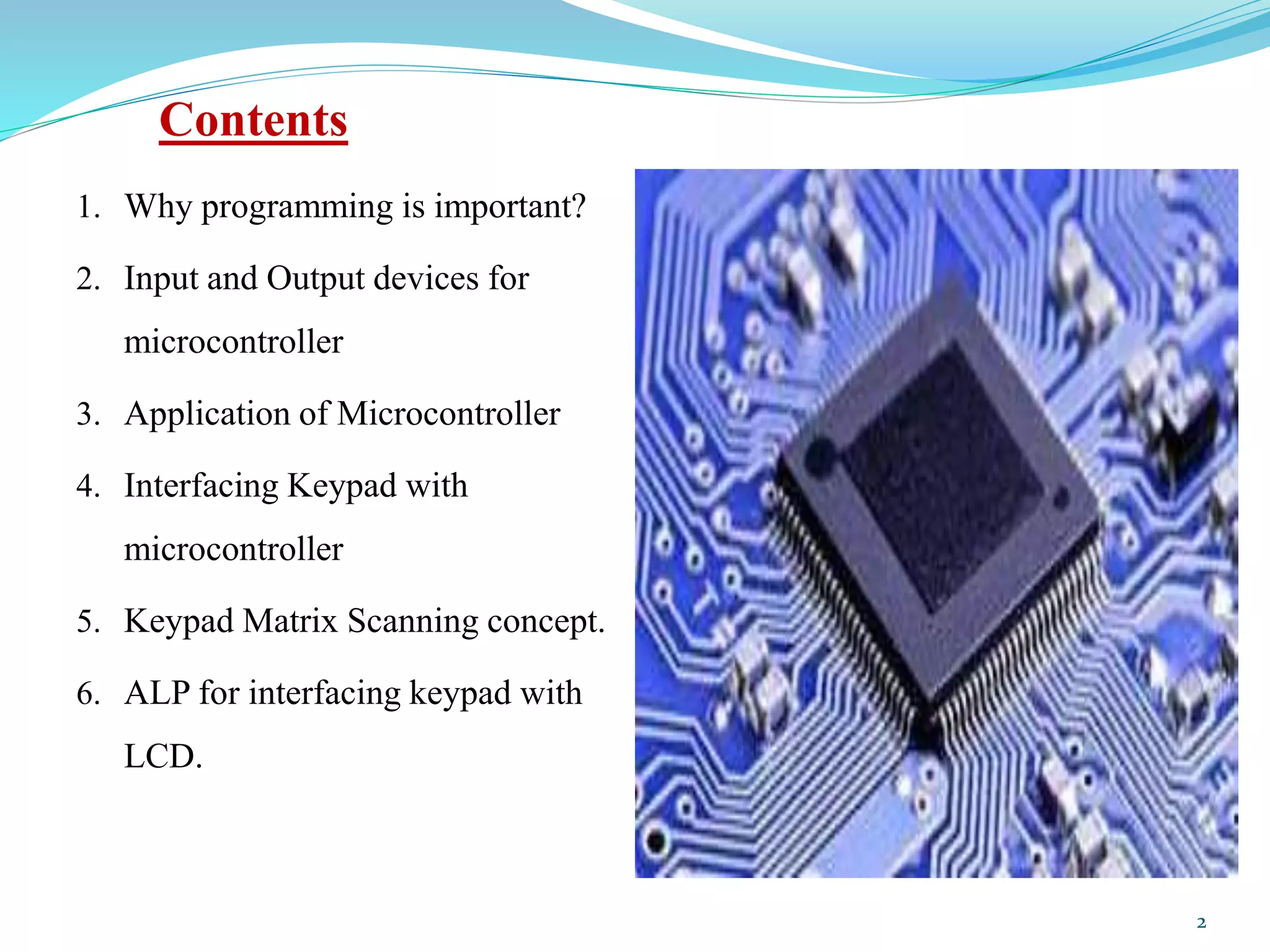 Microcontroller- An overview | PPTX