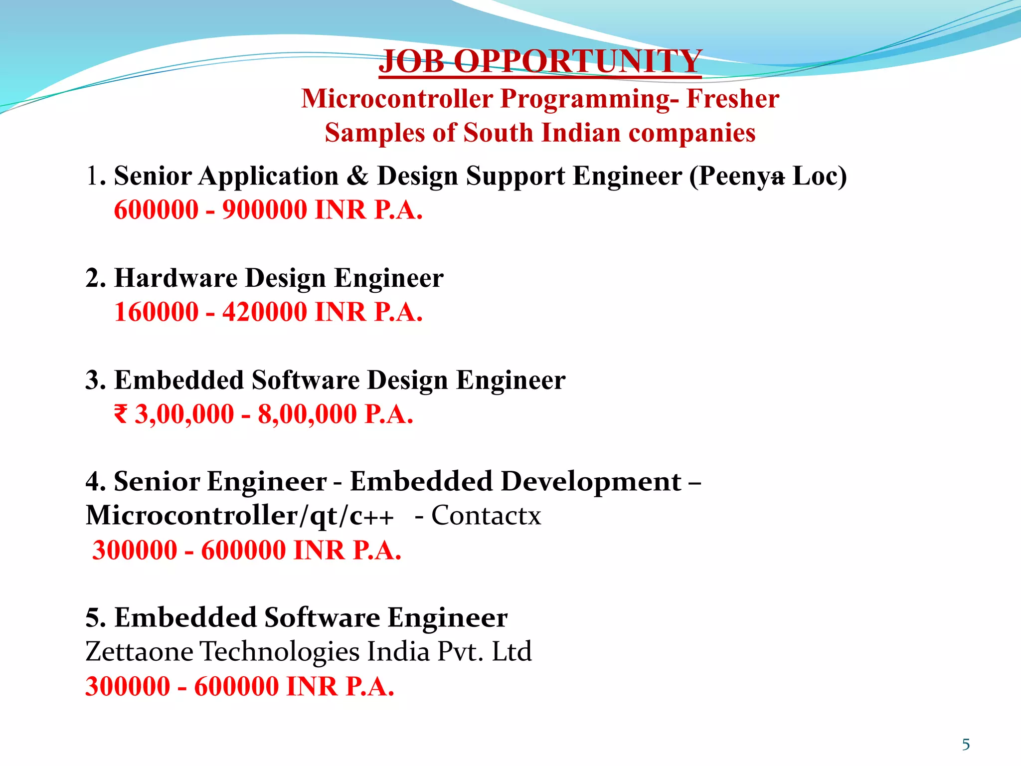 Microcontroller- An overview | PPTX