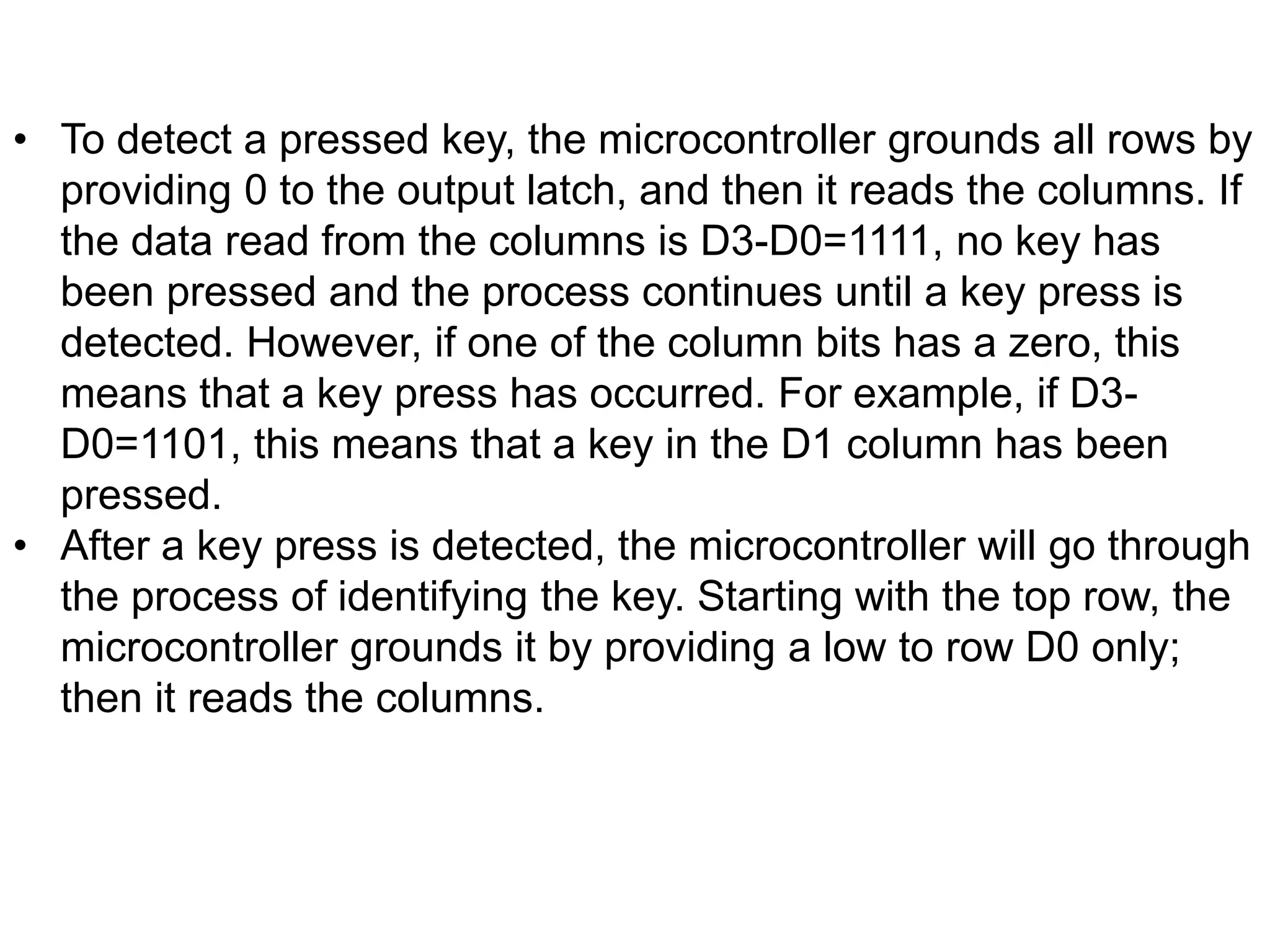 Key board interfacing with 8051 | PPTX