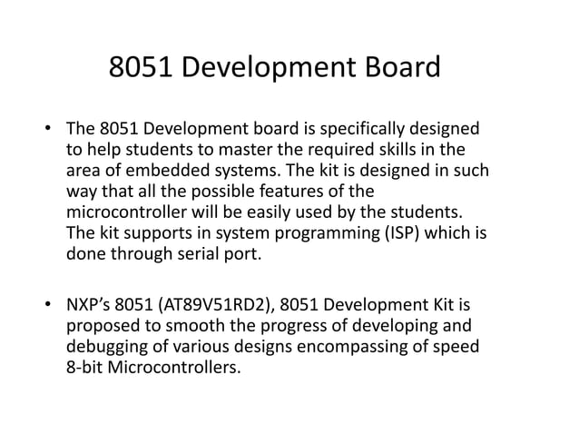 Key board interfacing with 8051 | PPTX