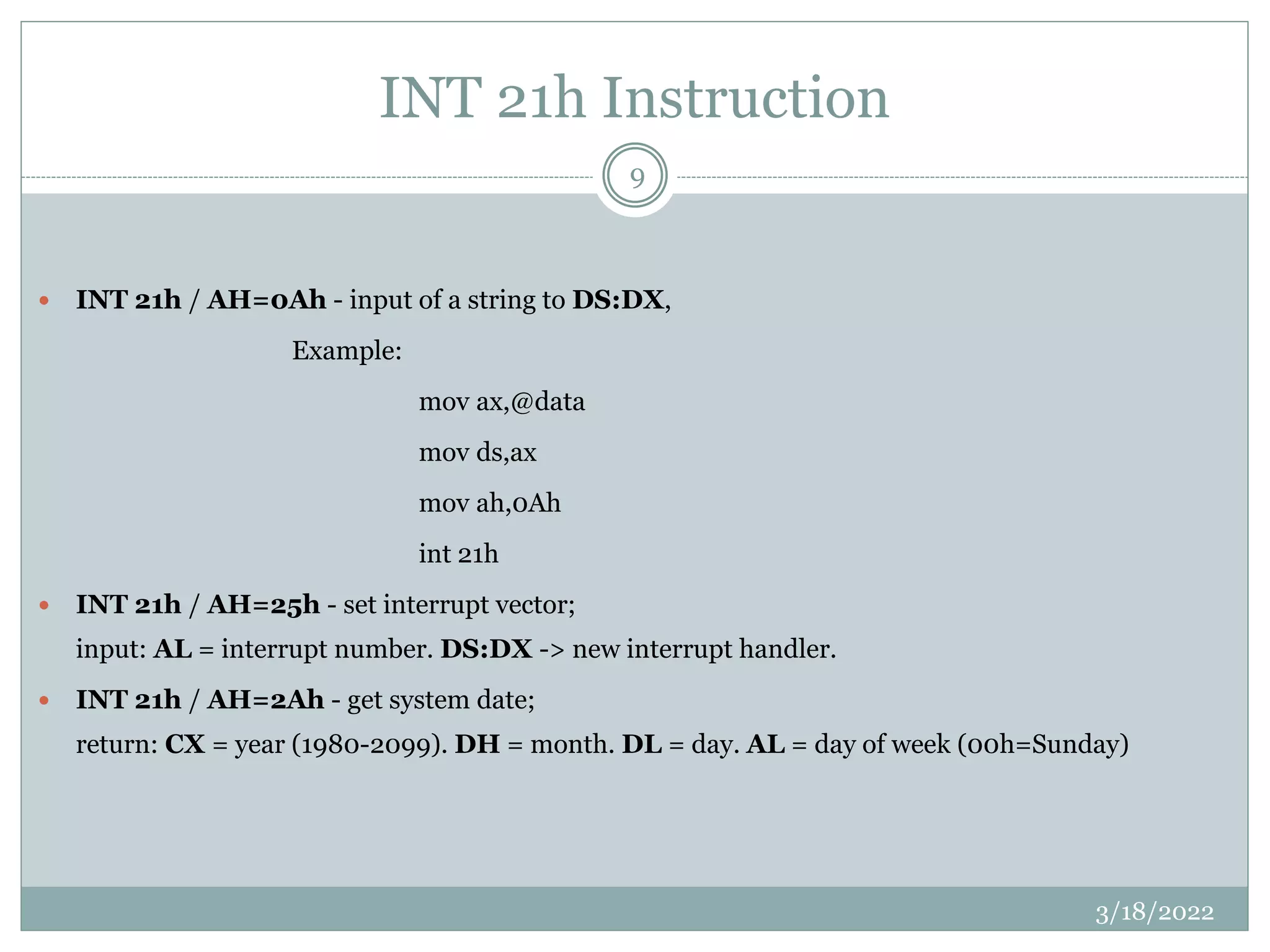Keyboard interrupt | PPTX
