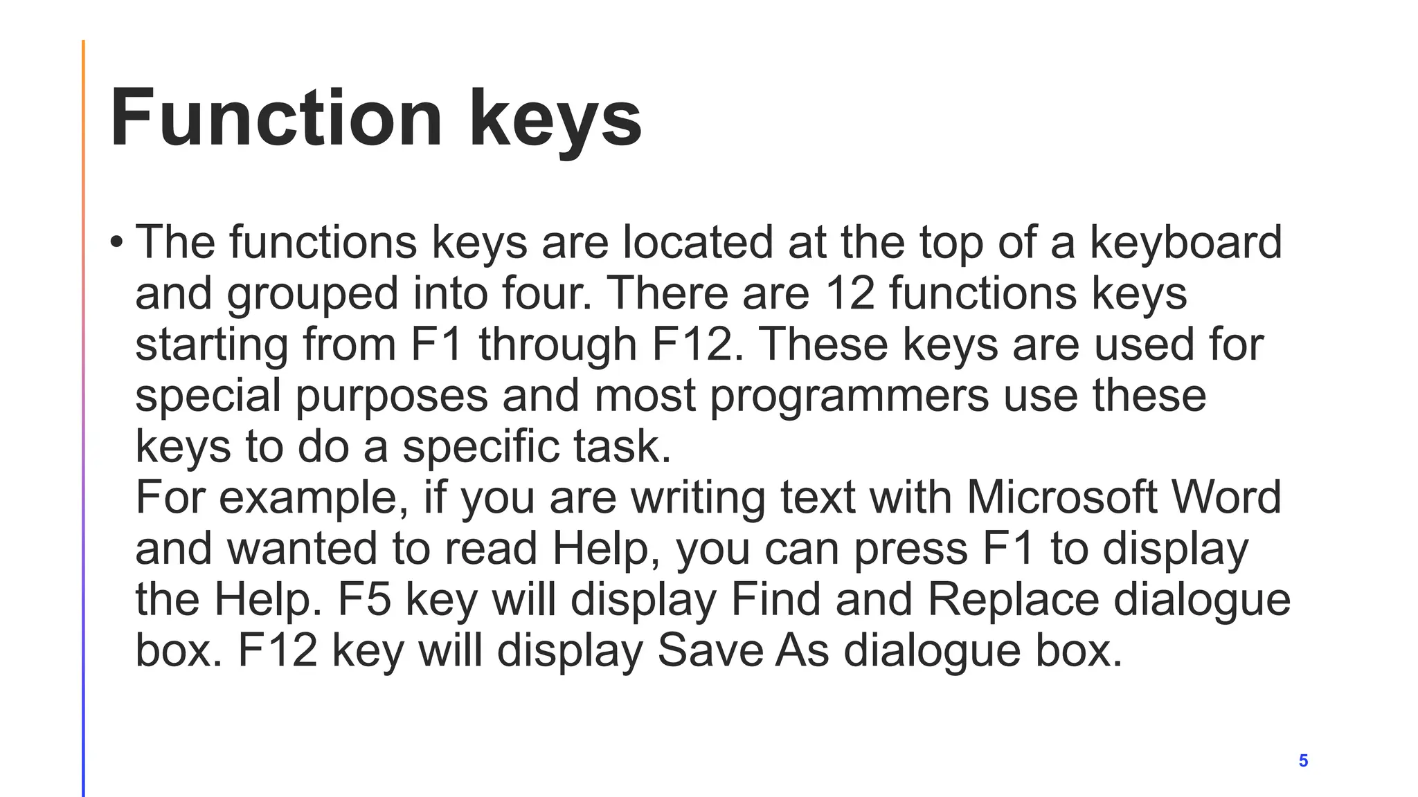 Keyboard Mastery - Functions and Purpose of a Keyboard | PPTX
