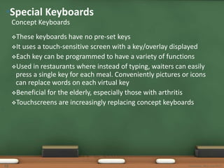 Keyboard, Mouse and MICR | PPT